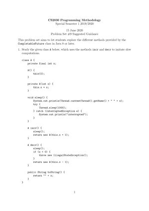 CS2030 S Notes Cheatsheet Nus Cs2030 2021 S1 Wiki CS2030 NUS Studocu