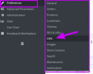 Create CMS Pages Prestashop 1 6 X And 1 7 X Knowband Blog