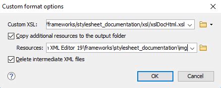 Generate XSLT Documentation In A Custom Format