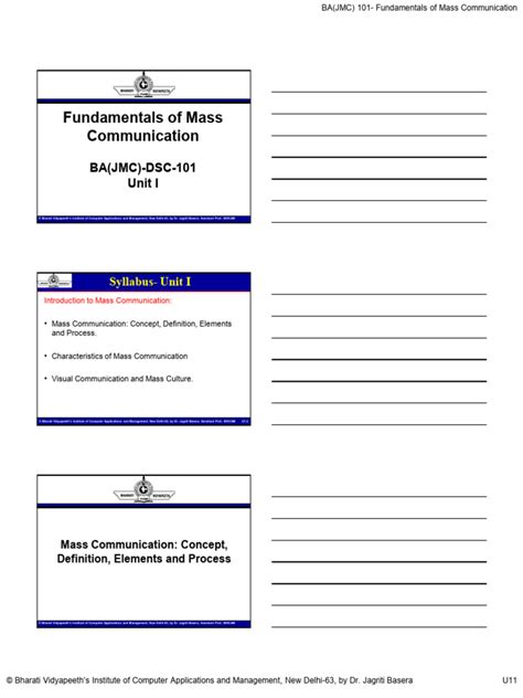 Ccp Unit 1 Pdf Communication