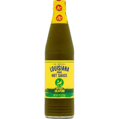 Louisiana Original Southwest Jalapeno Hot Sauce 6 Fluid Ounce Bottle