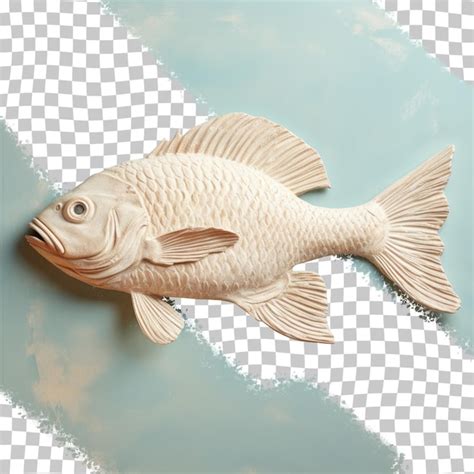 Imitation Fish Shaped Plaster Background Premium Ai Generated Psd