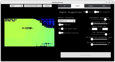 BUG Hole In Center Of Depth Map Issue Luxonis Depthai GitHub