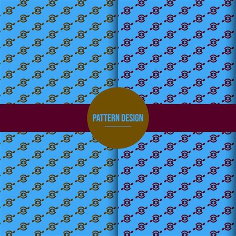 Premium Vector Geometric Pattern On Two Color Variation