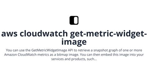Aws Cloudwatch Get Metric Widget Image Fig