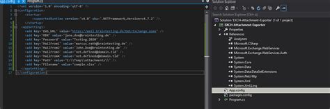 Create A C Console App Net Framework To Export Mail Attachments