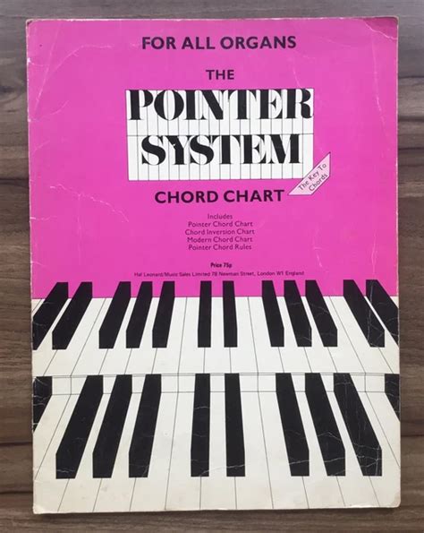 The Pointer System Chord Chart For All Organs The Key To Chords £700