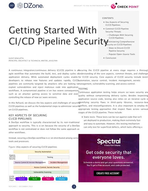 Getting Started With Cicd Pipeline Security