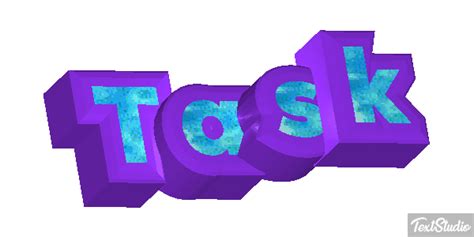 Task Word Animated  Logo Designs