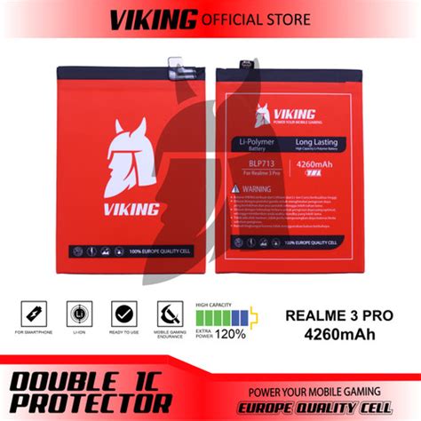 Promo VIKING Baterai Realme 3 Pro BLP713 Double Power Jakarta Pusat VIKING POWER OFFICIAL