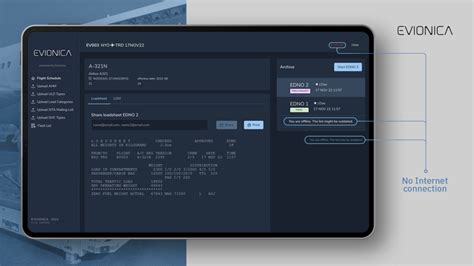 Weight and Balance offline mode