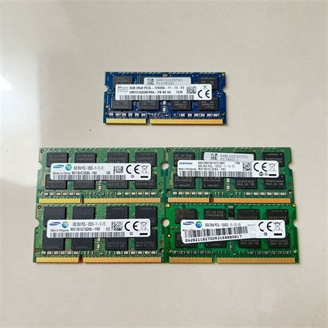 Rammemory Laptopnotebook 8gb 16gb 32gb Ddr3l135v Ddr315v Ddr41