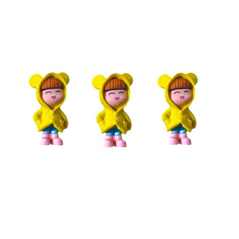 قیمت و خرید پاک کن مدل فانتزی طرح دختر کوچولو مجموعه 3 عددی کد 01