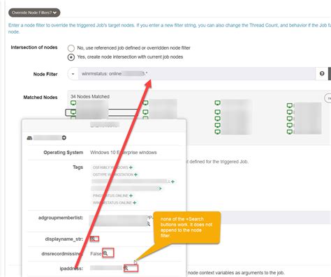 Step Referenced Job Override Node Filters Not Working · Issue
