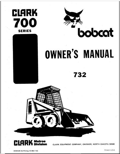 Bobcat 732 Owner S Manual Pdf Download Heydownloads Manual Downloads