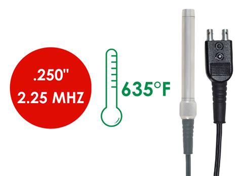 Dual Element Transducers Twin Crystal Transducers Ideal For Measuring Metal Substrates