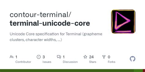 Github Contour Terminalterminal Unicode Core Unicode Core