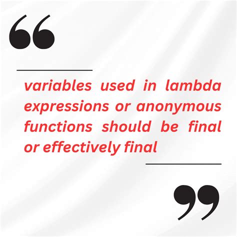 Adithya Narayan On Linkedin Java Lambda Variables