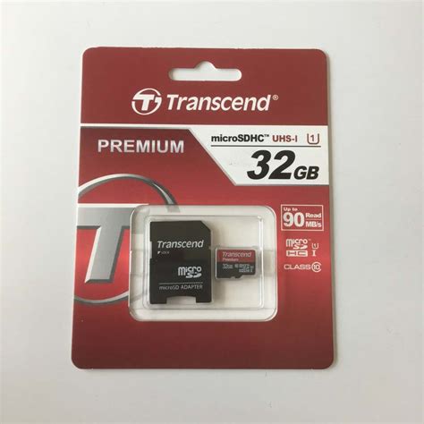 Карта памет Micro SD Transcend 32GB memory card за мобилен телефон ...