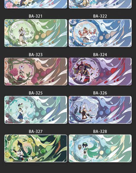 Genshin Impact Scaramouche Mouse Pad Gaming Keyboard Mouse Pad Genshinbox