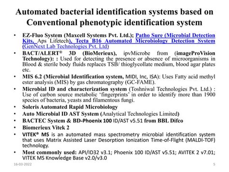 Conventional Methods For Identification And Characterization Of Pathogenic Bacteria Pptx