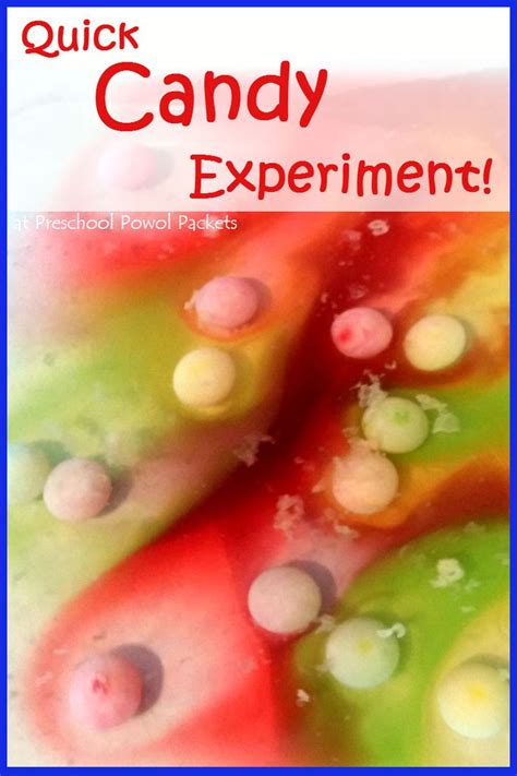 Heres A Quick Candy Science Experiment Candy Experiments Candy
