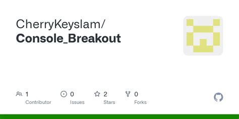 GitHub CherryKeyslam Console Breakout