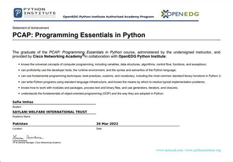 Safia Imtiaz On Linkedin Saylani Python Pythonprogramming Smit