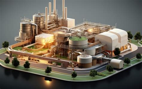 Premium Photo Ecofriendly Energy Generation Biomass Plant Generative Ai