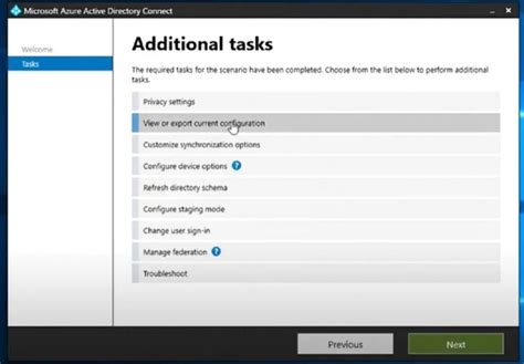 Migrate Azure AD Connect To New Server Ms Hub