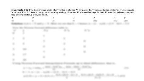 SOLUTION Newton Forward And Backward Interpolation Formulae Studypool