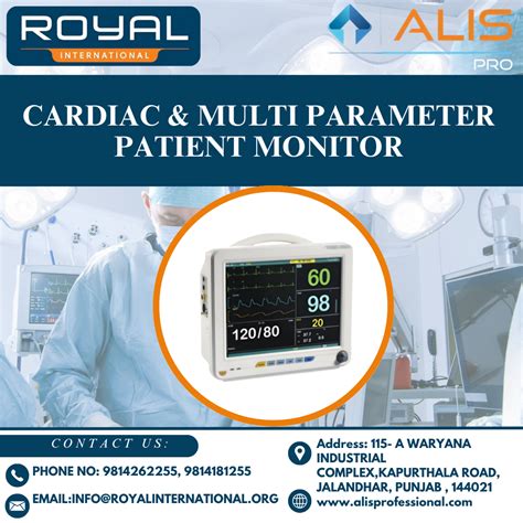 Cardiac And Multi Parameter Patient Monitor At Best Price In Jalandhar Royal International