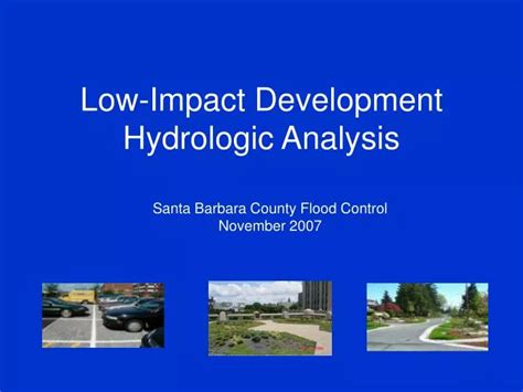 Ppt Low Impact Development Hydrologic Analysis Powerpoint Presentation Id 1136657