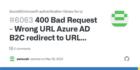 400 Bad Request · Issue 6063