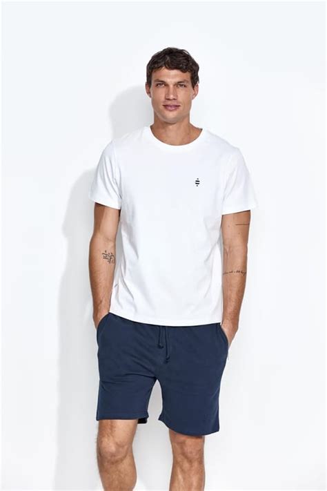 Panos Emporio Pe Element Tee Organic Cotton White Fjellsport No