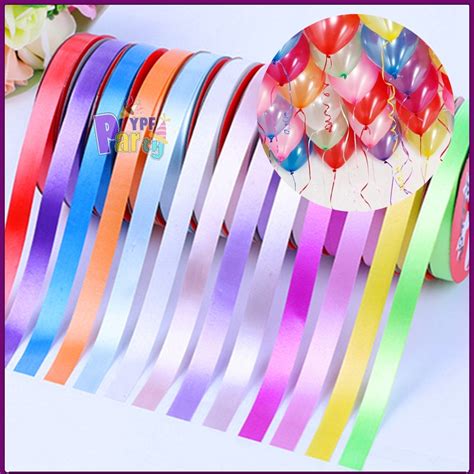10m Laser Ribbon Wrapping Ribbon Balloon Ribbon Multicolor Strings Riben Birthday Party Wedding