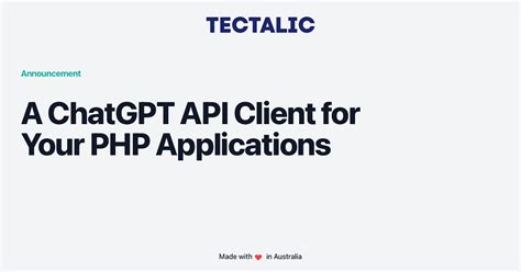 A Chatgpt Api Client For Your Php Applications Community Openai