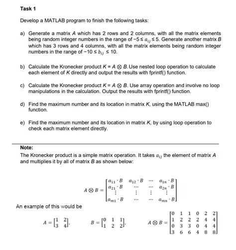 Solved Task Develop A MATLAB Program To Finish The Chegg