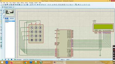 Keypad Lcd Using 8051 Youtube