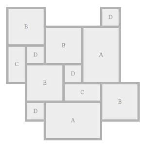 Tile Layouts Mandarin Stone