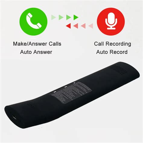 Portable Wireless Bluetooth Call Recorder Device Cellphone Call Receiver Dictaphone For IPhone