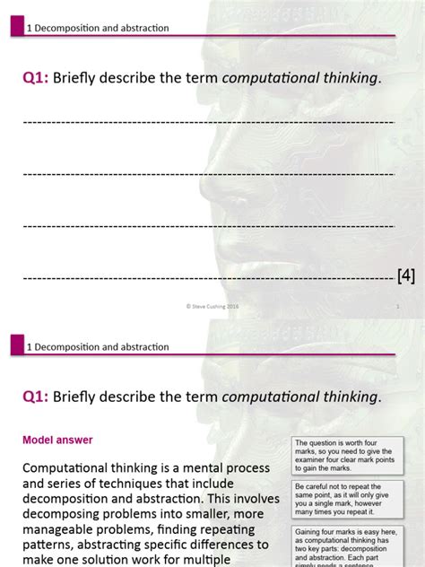 1 Decomposition And Abstraction Pdf Thought Abstraction