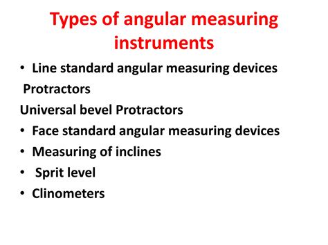 Angular Measurements Ppt Angular Measurements Ppt