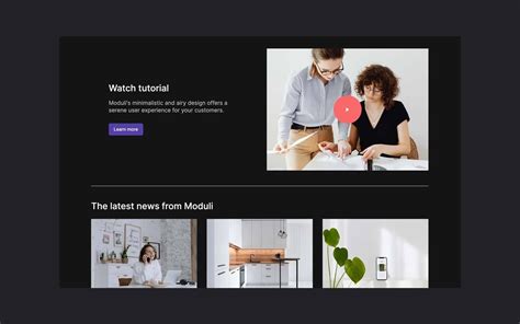 Moduli Startup Html5 Responsive Website Template