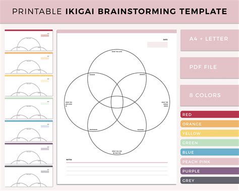 Brainstorming Diagram Template