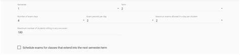 exam scheduling edsembli support