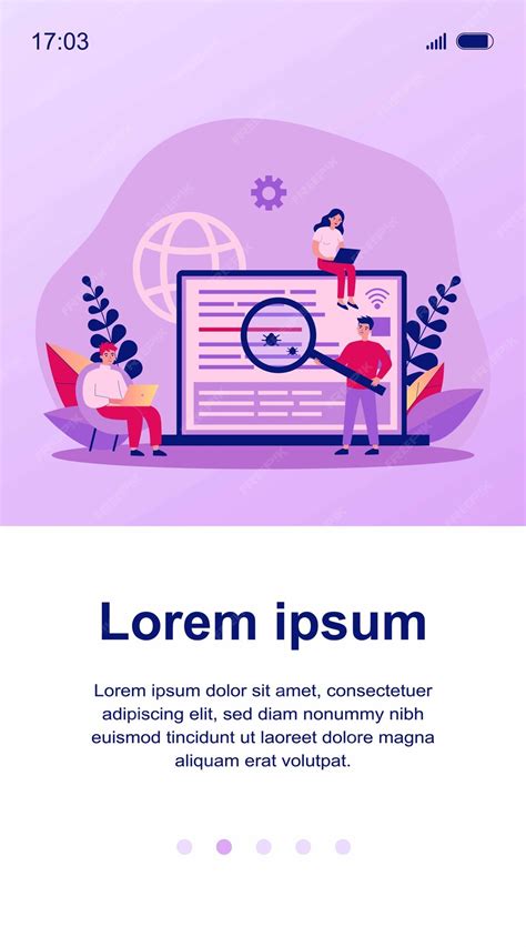 premium vector programmers testing applications developers using