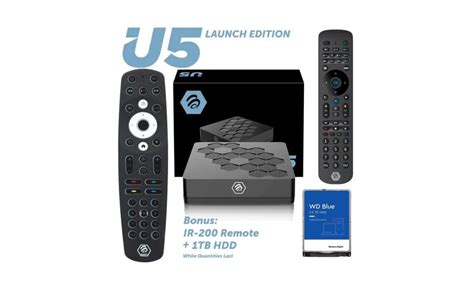Buzztv U5 Launch Edition Now Comes W 1tb Wd Hdd And Ir 200 Remote