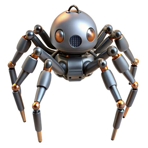 Impressive Rustic Robotic Spider With Articulated Legs High Quality 59428051 Png