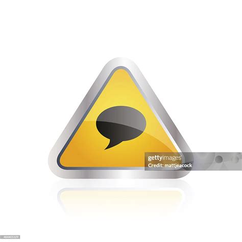 Speech Warning Symbol High Res Vector Graphic Getty Images